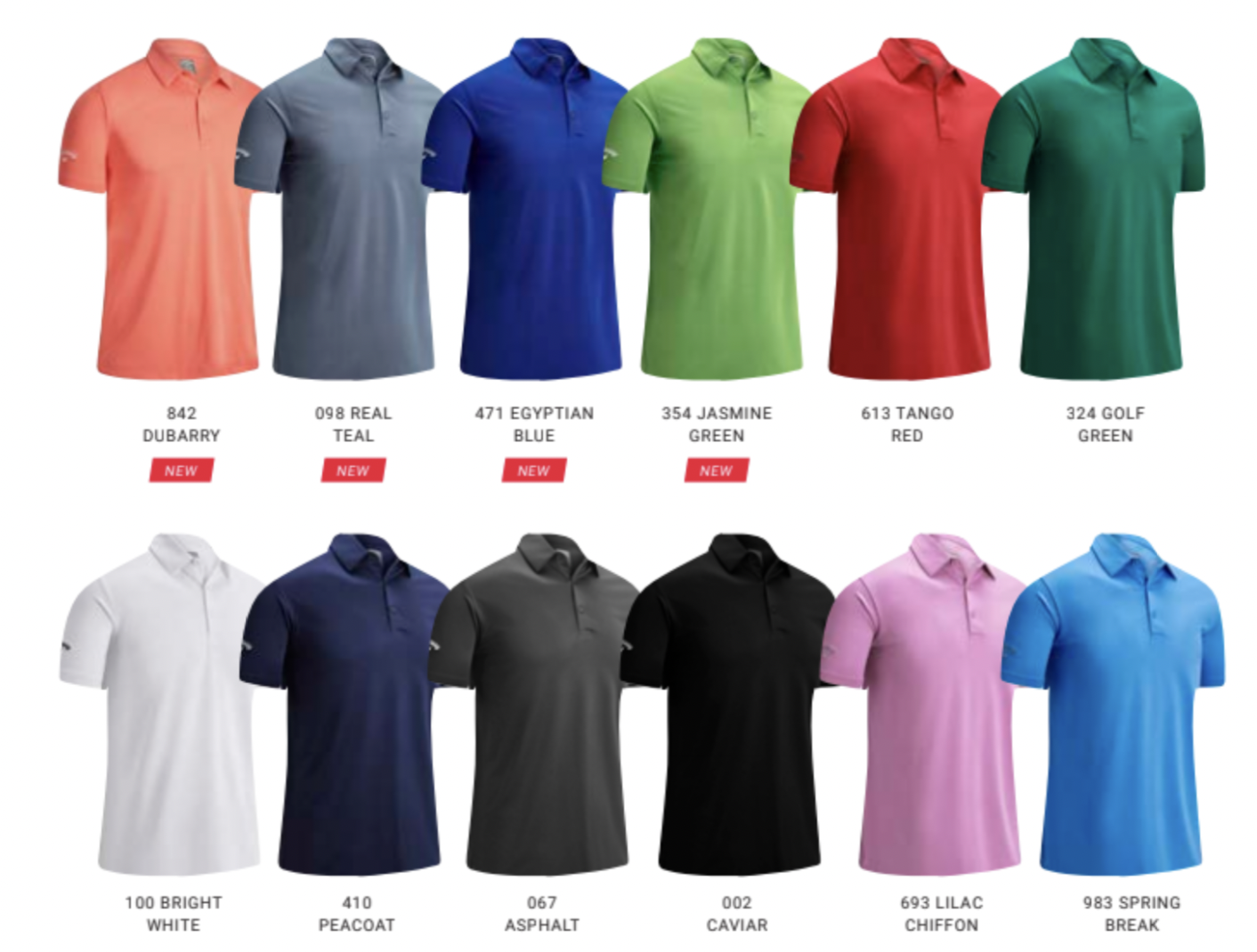 Callaway Swingtech Polo with embroidered logo